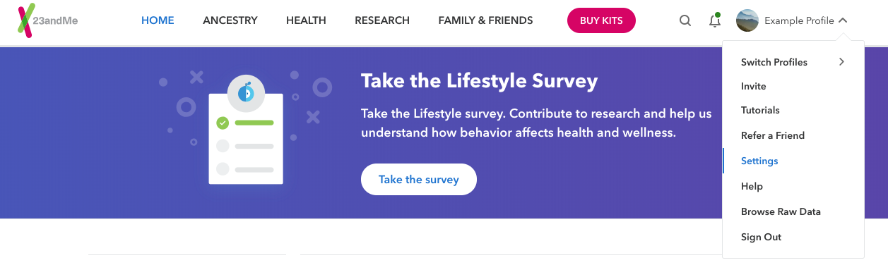 Account Information: Changing Your Password or Email Address – 23andMe ...
